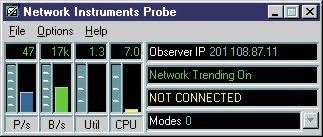 Distributed Observer allows for monitoring multi-segment LANs and WANs